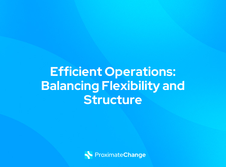 11. Efficient Operations: Balancing Flexibility and Structure - Proximate Change